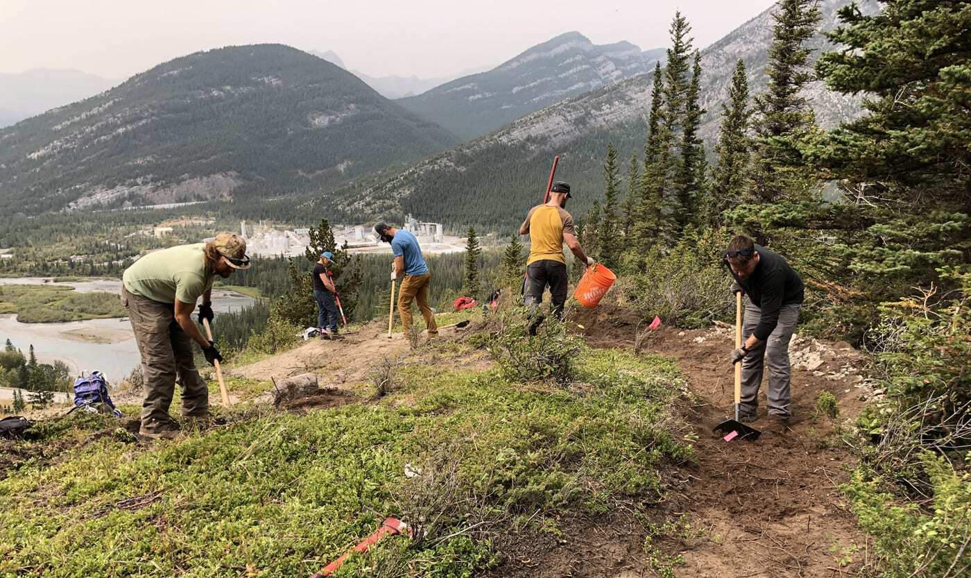 Volunteers take on more trail work in Alberta parks | The Sprawl