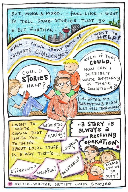 The Listener: A New Comics Series for Calgary | The Sprawl